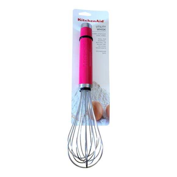 KitchenAid | Kitchen | New Kitchenaid Classic Utility Whisk In Hibiscus ...